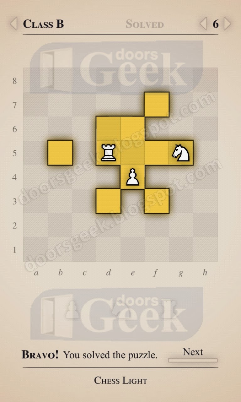 Chess Light [Class B] Level 6 ~ Doors Geek